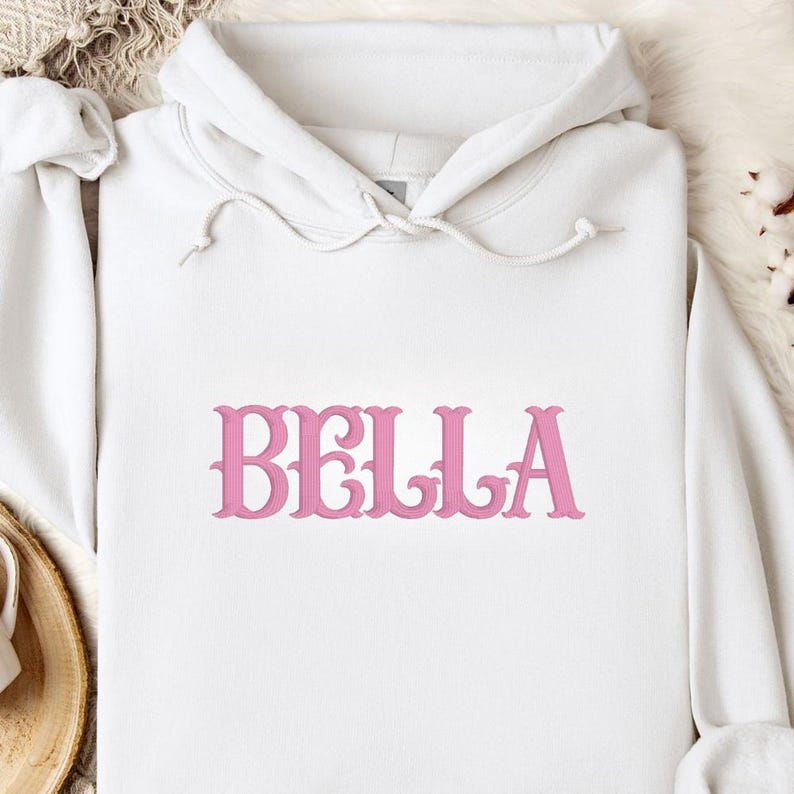 Fishtail Monogram Embroidery Font, 6 Sizes 11 Formats + BX, Machine ...