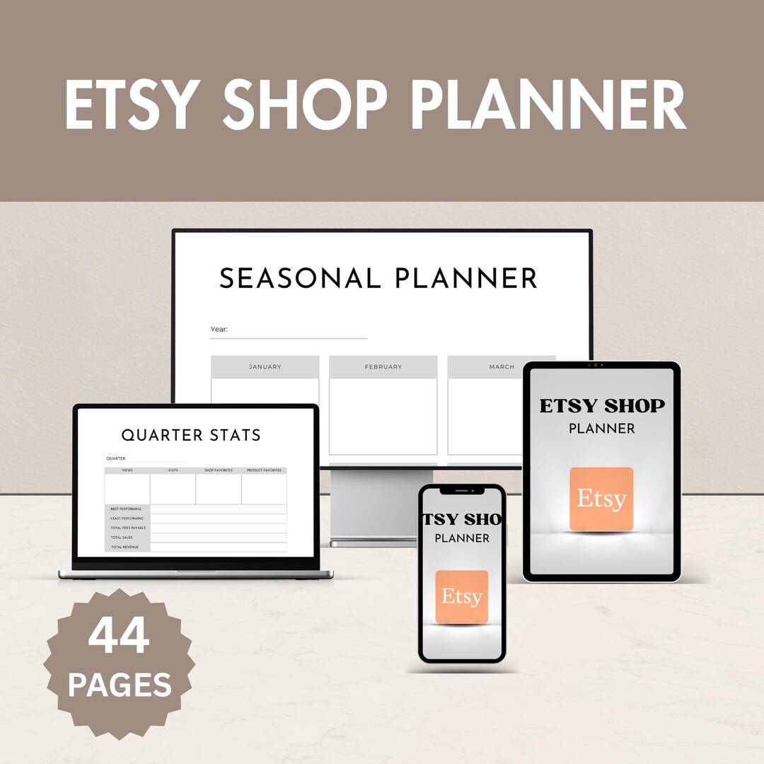 Etsy Shop Planner Printable | Business Organizer, Sales Tracker ...