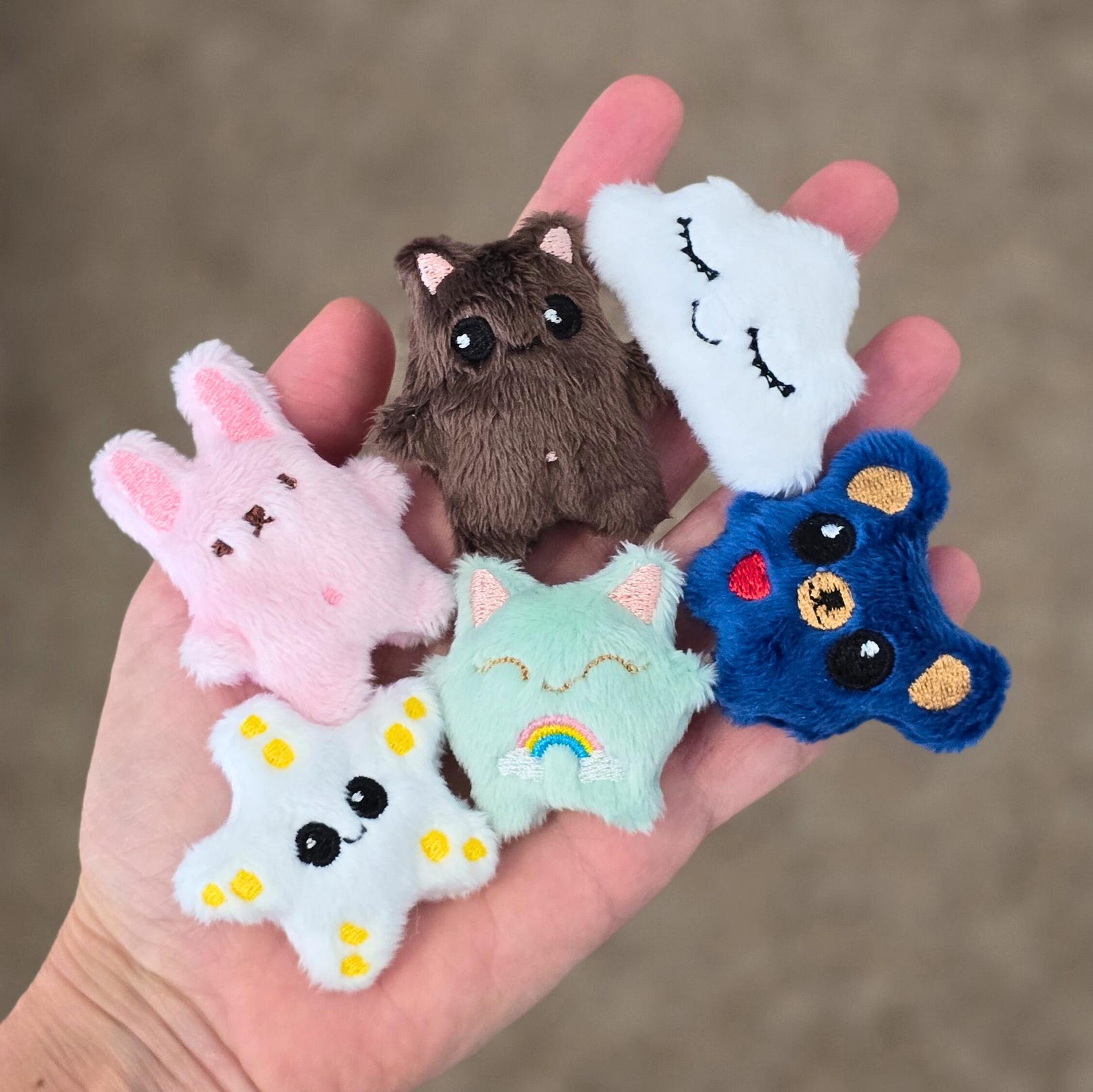 Mini Plush Toy Set – 12 Tiny Stuffed Animals (1.5–2”) With Bag ...