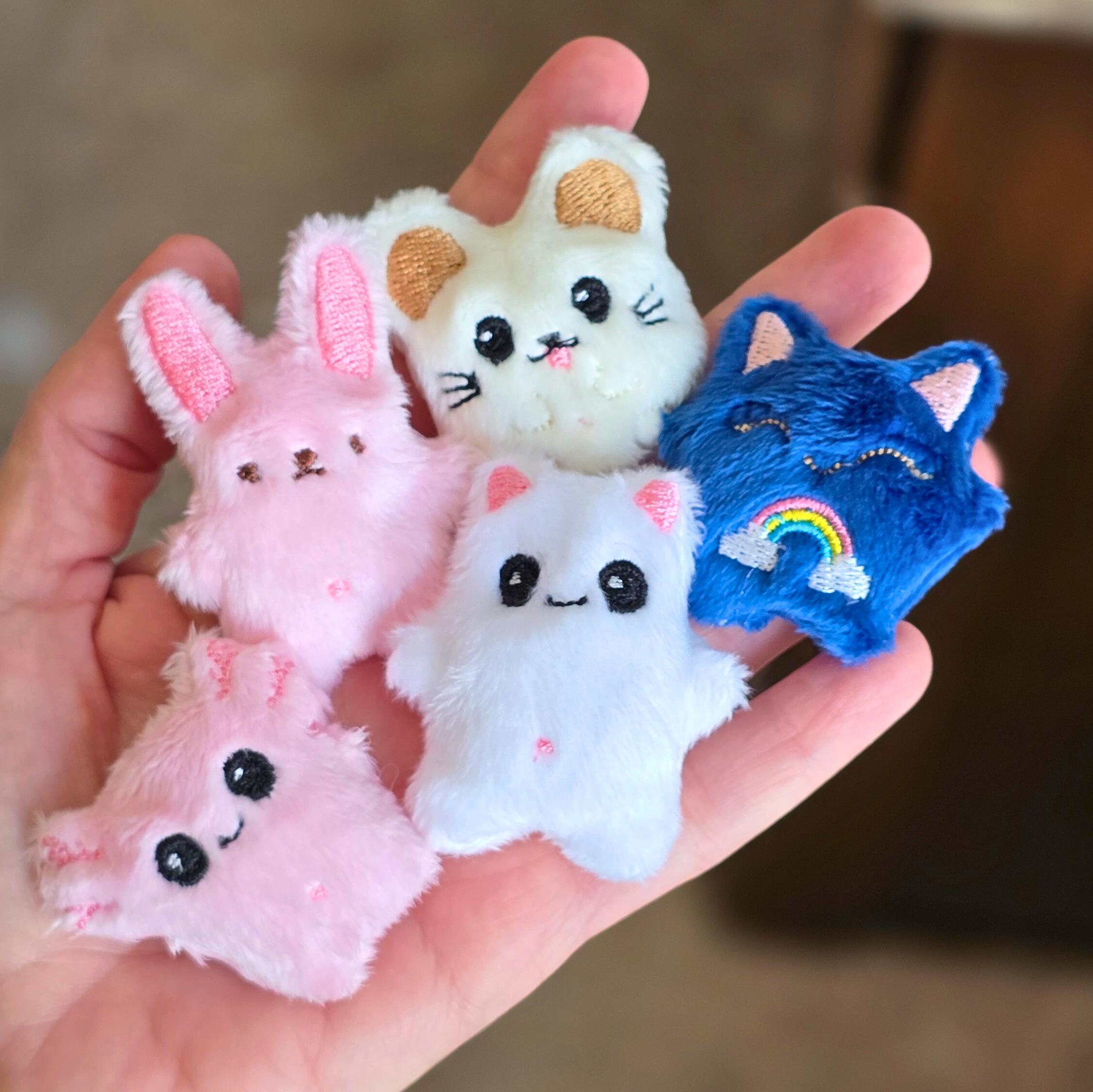 Mini Plush Toy Set – 12 Tiny Stuffed Animals (1.5–2”) With Bag ...