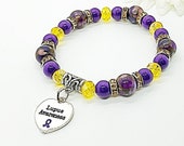 Lupus Awareness Bracelet Lupus Awareness Jewelry Lupus - Etsy