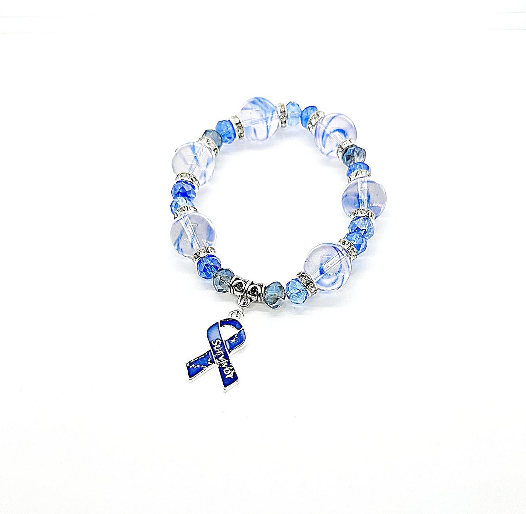 Colon Cancer Awareness, Cancer Survivor, Blue Awareness Ribbon, Colon ...