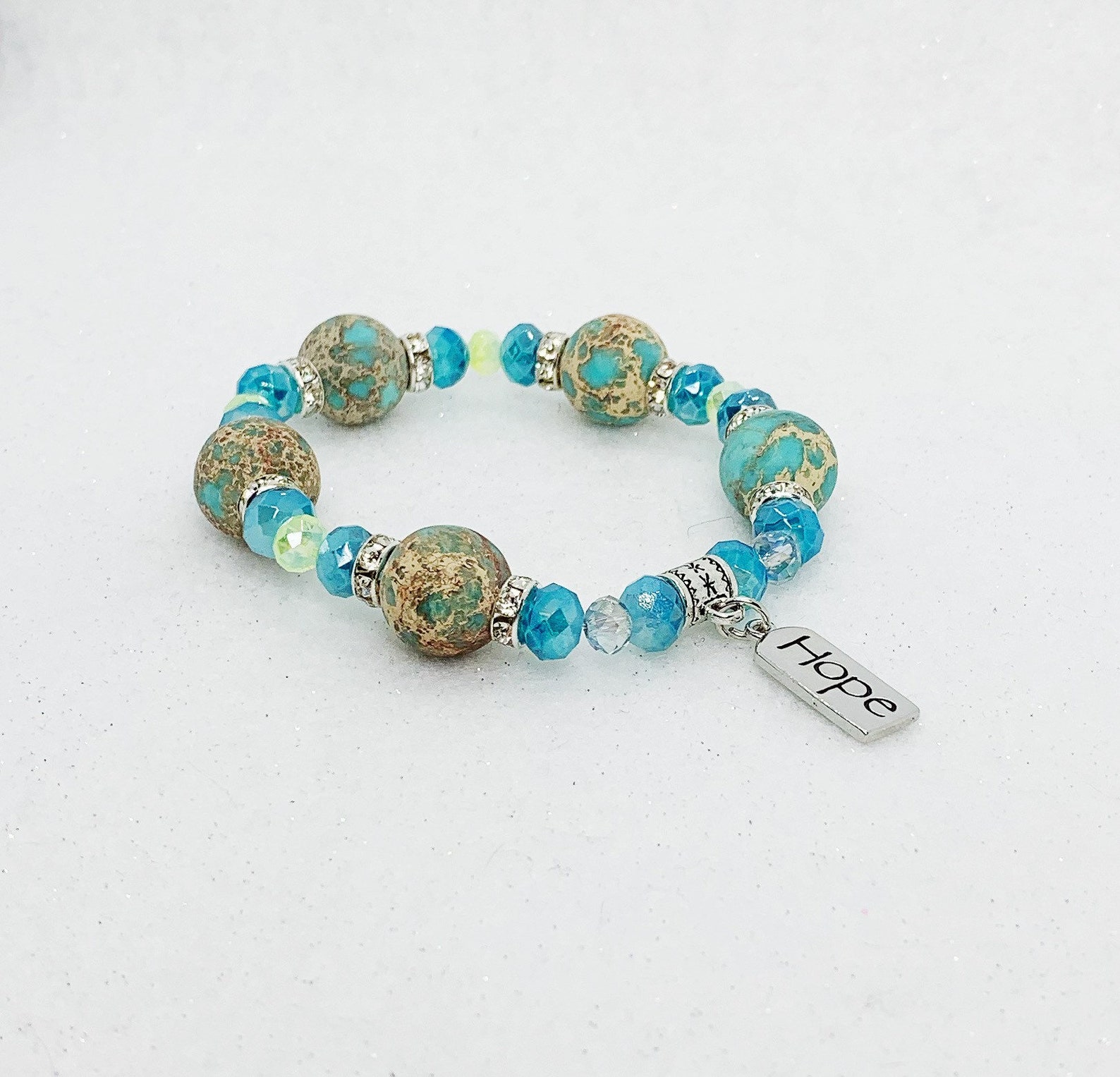 Hope Bracelet Awareness Bracelet Motivational Bracelet - Etsy New Zealand