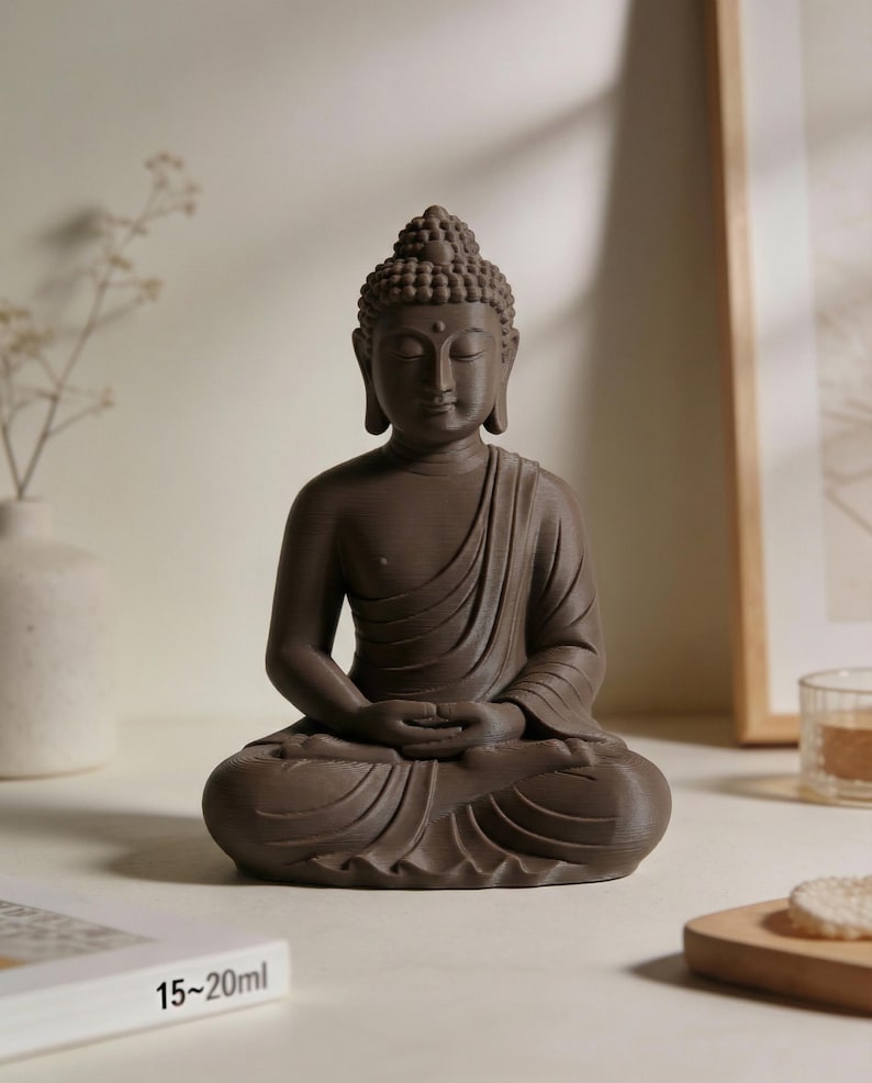 Meditating Buddha Good Luck – Decorative Zen Design Home Sculpture | 15 ...