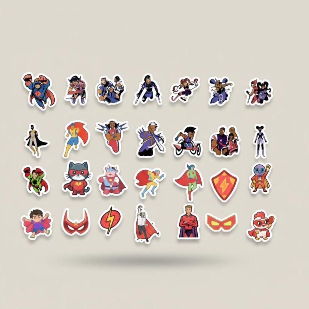 Superhero PNG Bundle, Comics Clipart, Kids Birthday Sublimation, Mask ...
