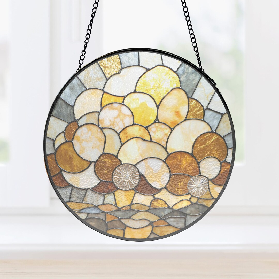 Shekinah Glory Cloud Stained Glass Window Catcher, Holy Christian Room ...