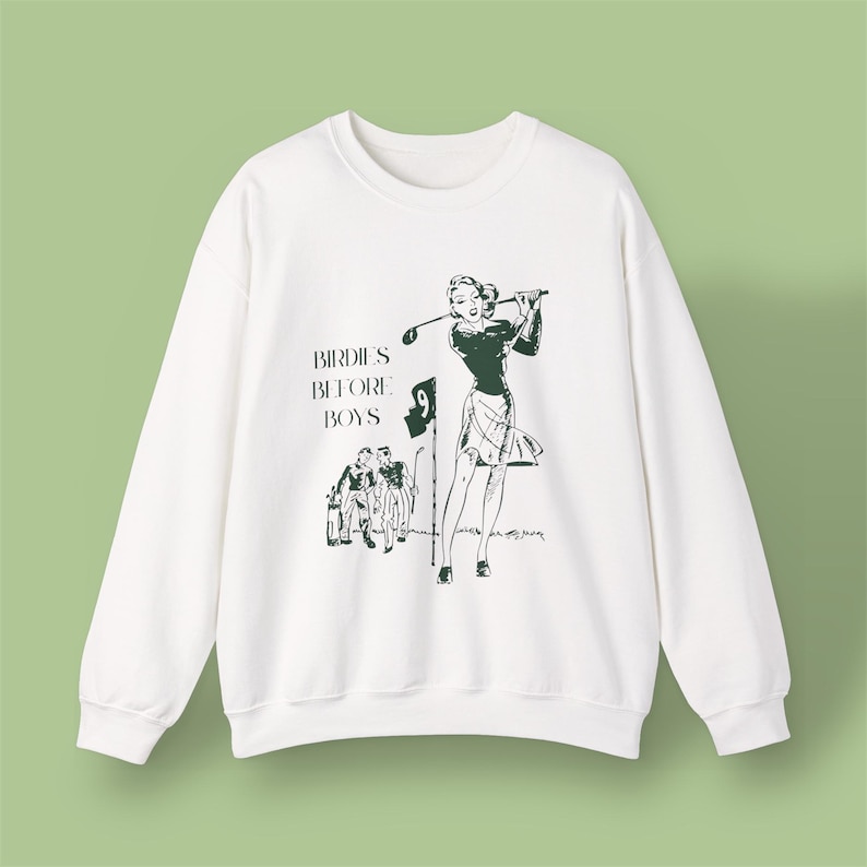 Vintage Golf Sweatshirt, Unisex Crewneck, Perfect Gift for Golf Lovers ...