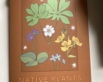 DIGITAL DOWNLOAD Native Plants Coloring Pages - Etsy
