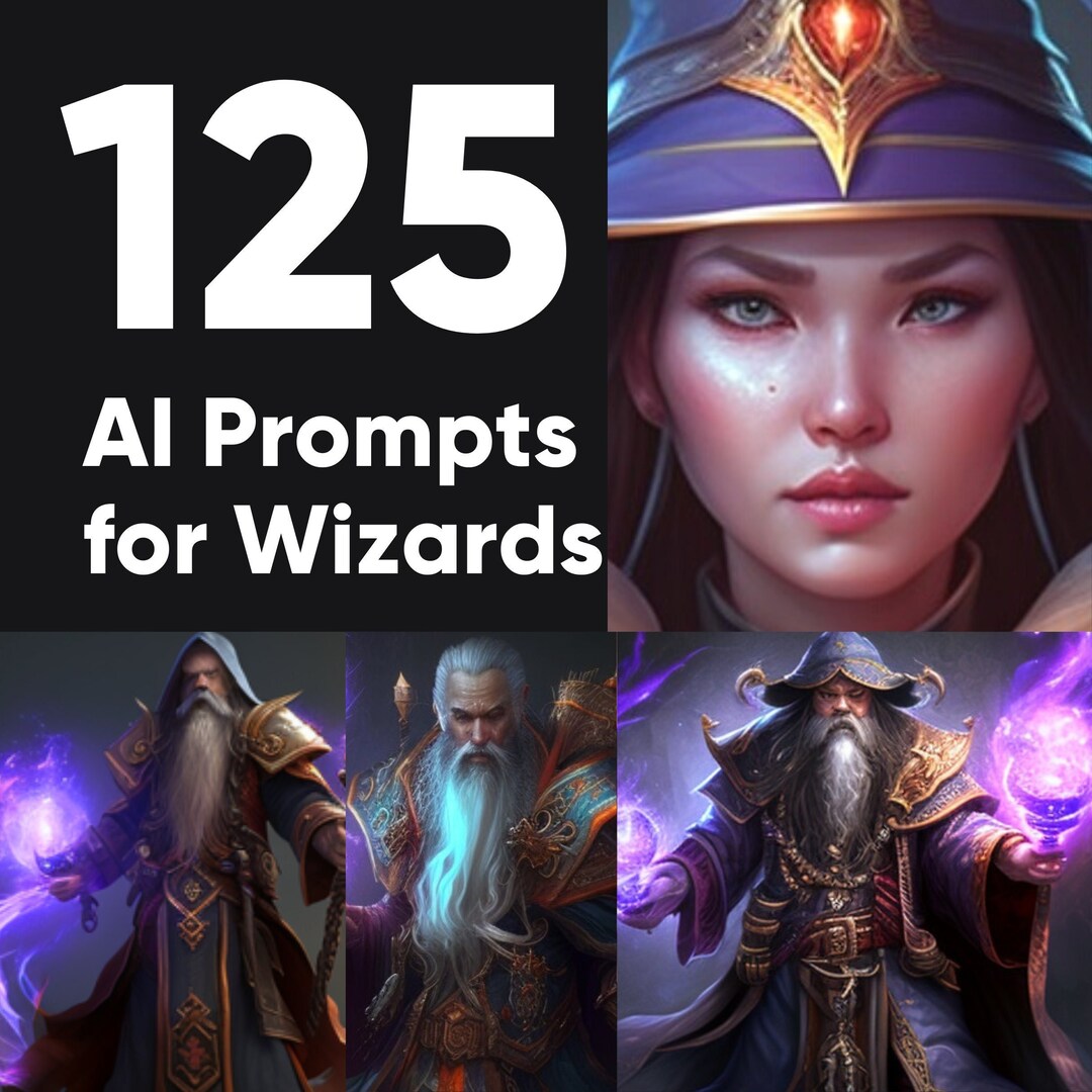 Midjourney Fantasy Types of Prompts Ai Wizards, Sorcerer Features and ...