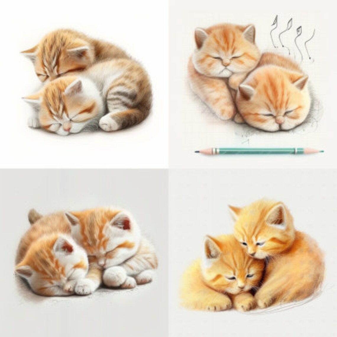 Midjourney Cat Prompts Baby Kittens and Nursery Wall Art Situations for ...