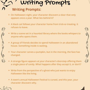 Cute & Spooky Worksheet Bundle / Seasonal Creativity Tool / Skyheart ...