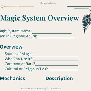 Full Theme Bundle / Fantasy Worldbuilding PDF / World Creation for ...