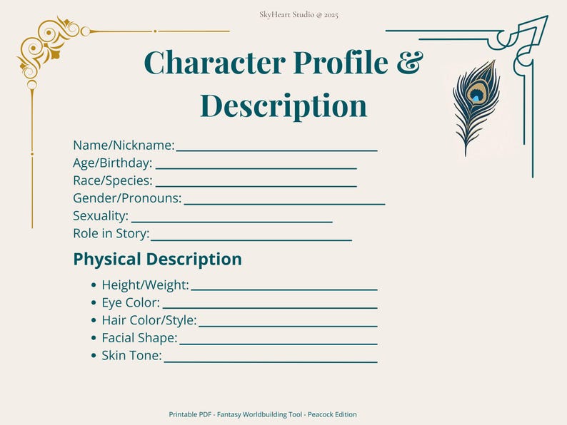 Full Theme Bundle / Fantasy Worldbuilding PDF / World Creation for ...