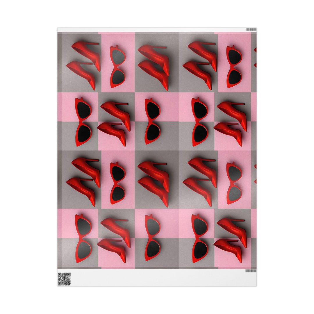 Chic High-style Wrapping Paper for Fashion Lovers | Hollywood Shades ...
