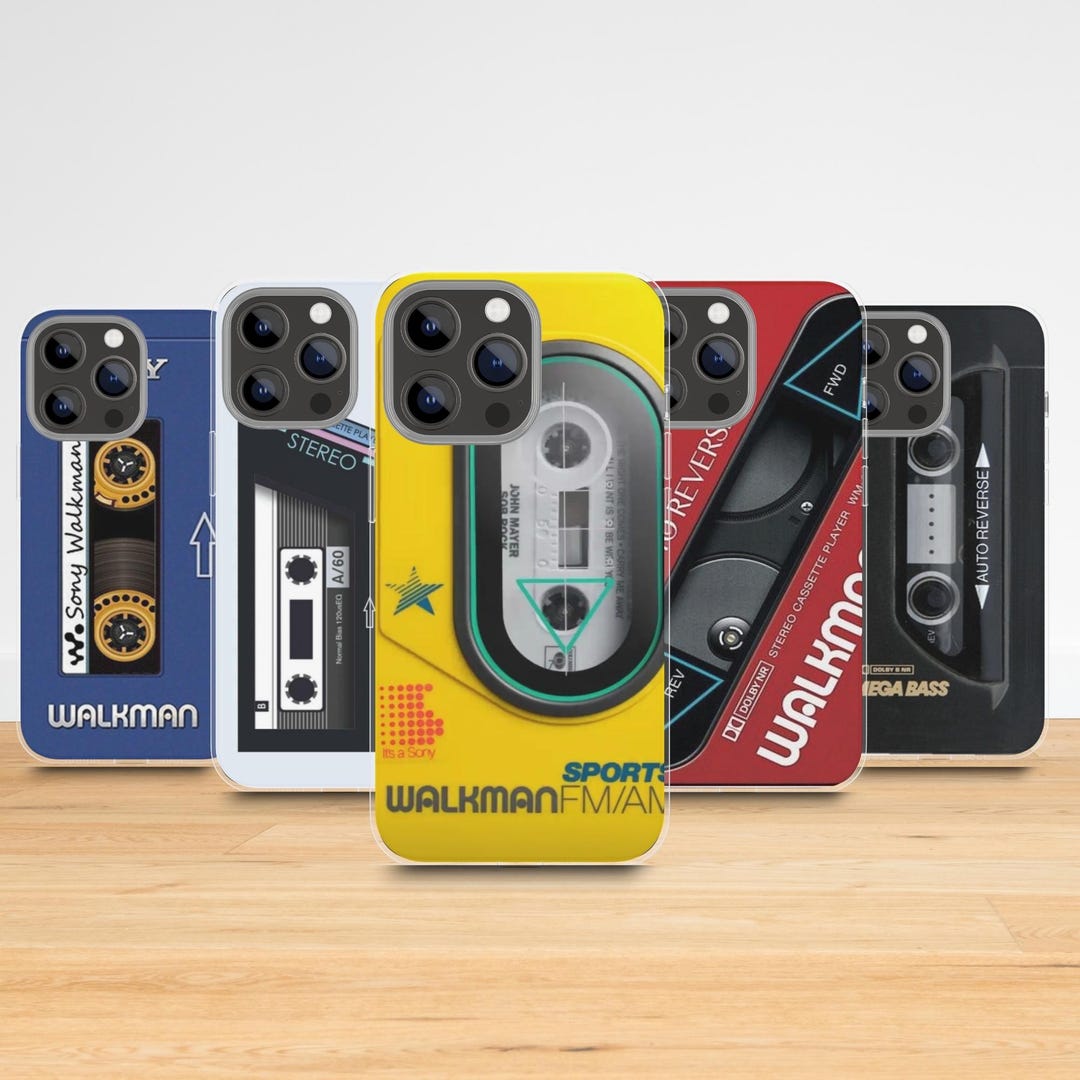 Retro Walkman Phone Case, 80s Cassette Player Style - Etsy
