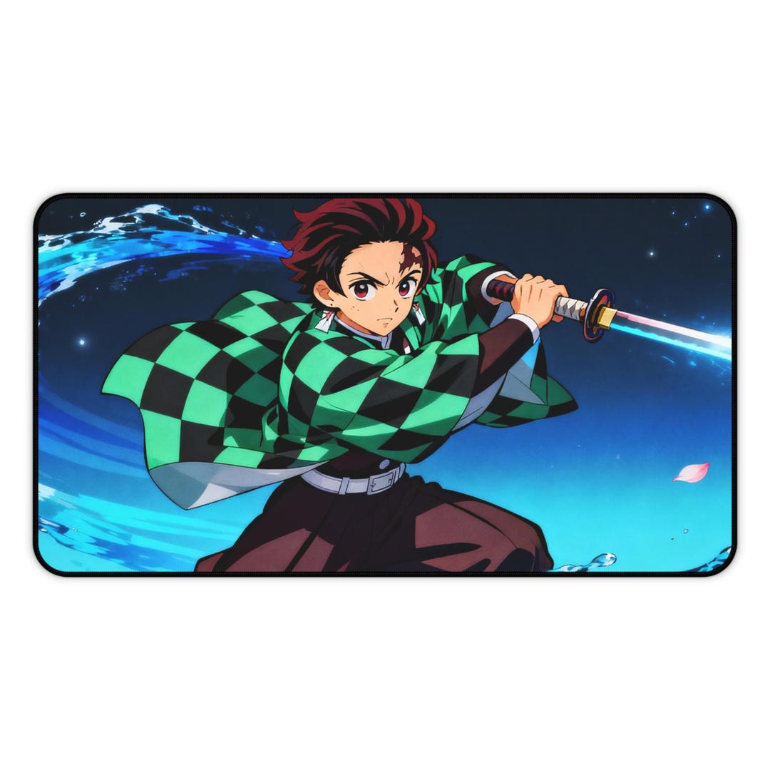 Demon Slayer Desk Mat - Anime Mouse Pad, Gaming Mouse Mat, Non-slip ...