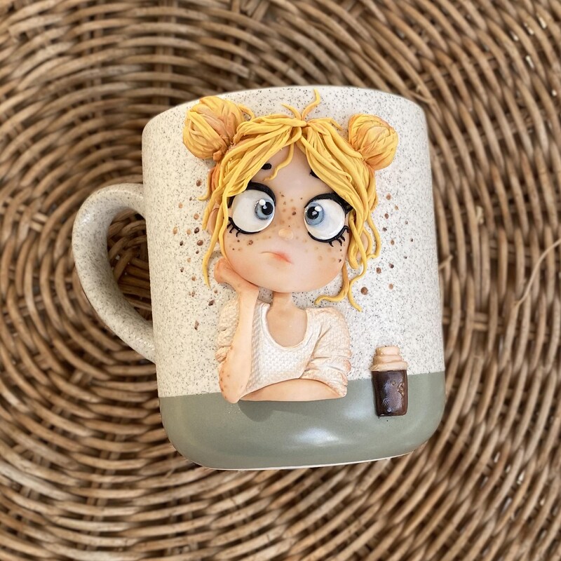 Polymer Clay Mug - Etsy