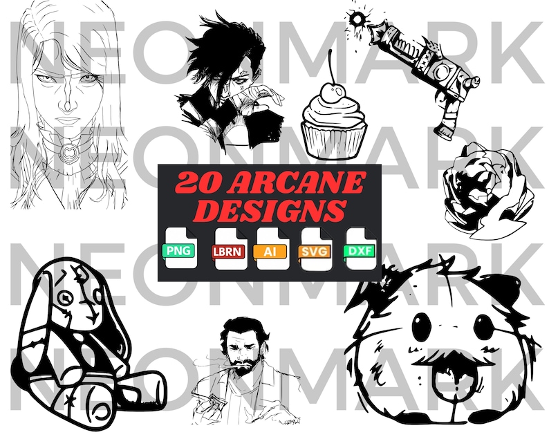ARCANE Special Bundle– 20 Digital Files – SVG | Laser Cut | Cricut ...