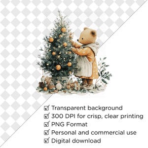 Christmas Woodland Animal Clipart-christmas Clipart-cute Forest Animals ...