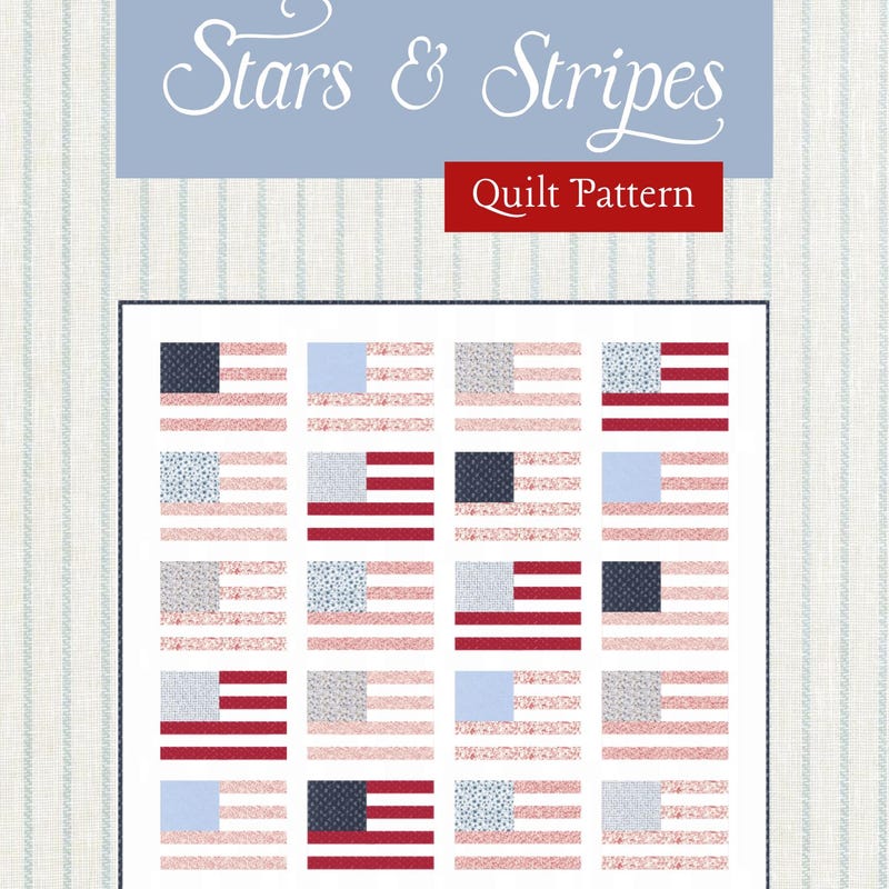 Flag Block Pattern - Etsy