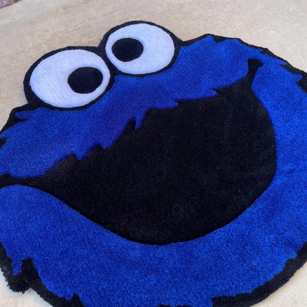 Cookie Monster Rug - Etsy