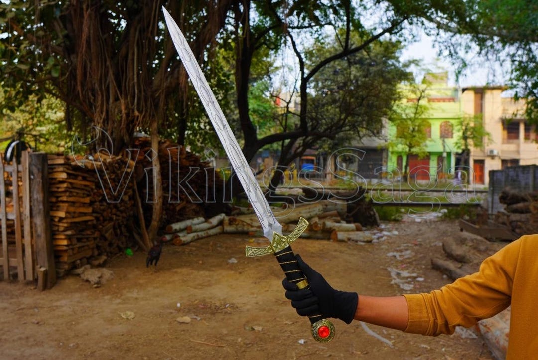 GOLDRYN SWORD Throne of Glass Inspired Athril Fantasy Video Game Sword ...