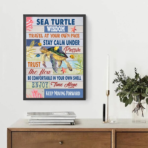 Turtle Wisdom - Etsy