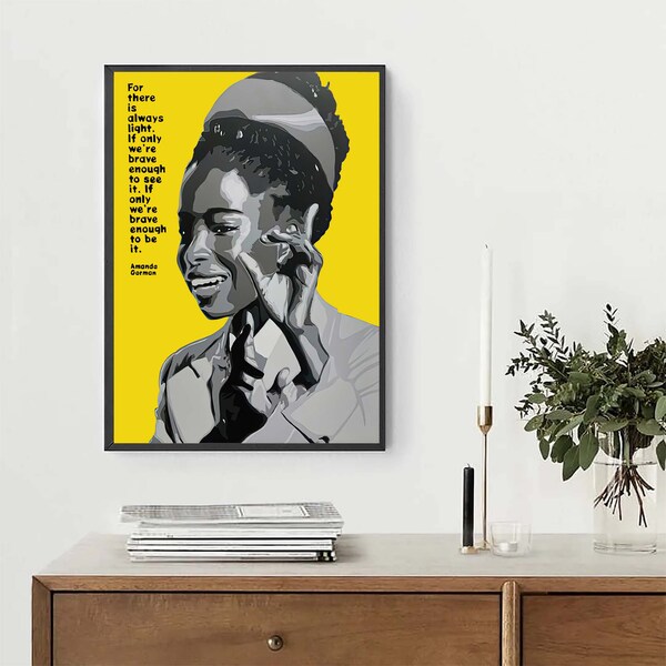 Amanda Gorman Print - Etsy UK