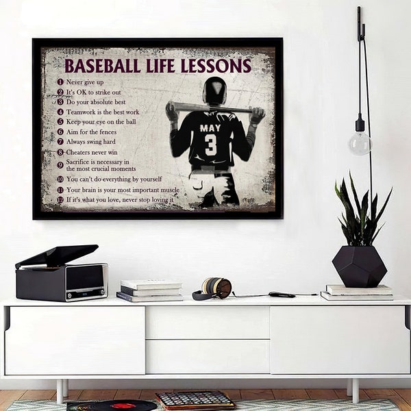 Baseball Poster - Etsy