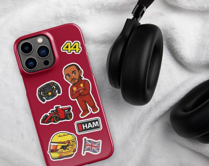 Lewis Hamilton #44 - F1 2025 Ferrari Helmet Phone Case - Etsy Canada
