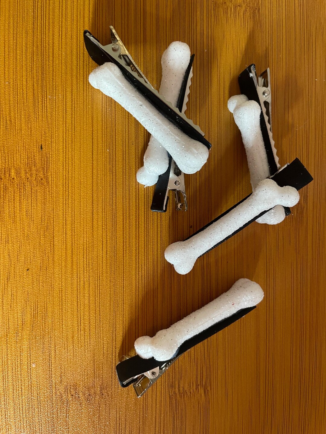 Bone-a-fide Style Statement – Handmade Hair Clips With Bite! - Etsy