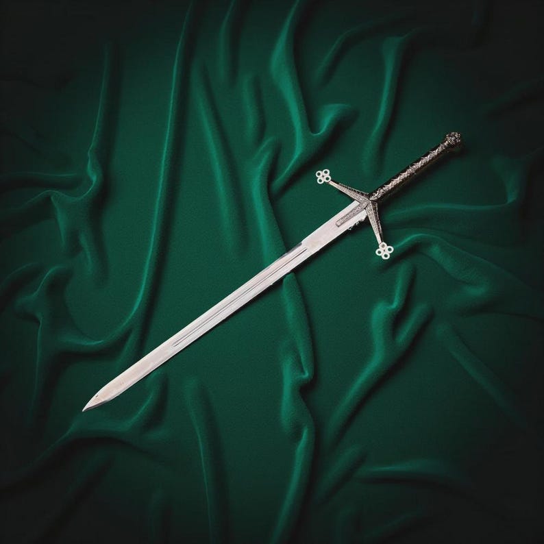 Scottish Claymore Sword Replica, Legendary Highlander Two-handed Medieval Great Sword, Stainless ...
