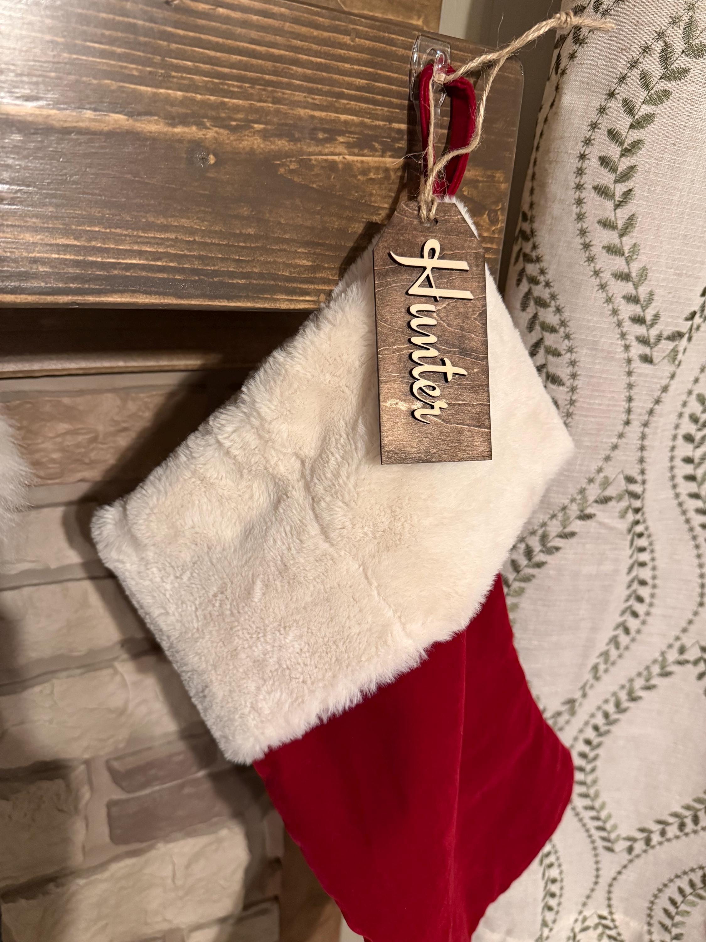 Personalized Stocking Tags - Etsy