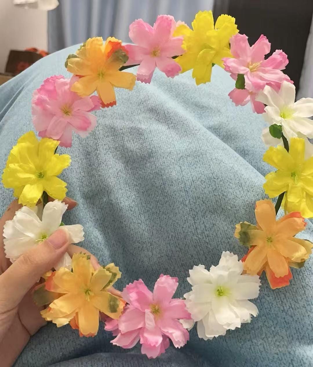 Frieren Flower Crown – Frieren Inspired Floral Wreath for Cosplay ...