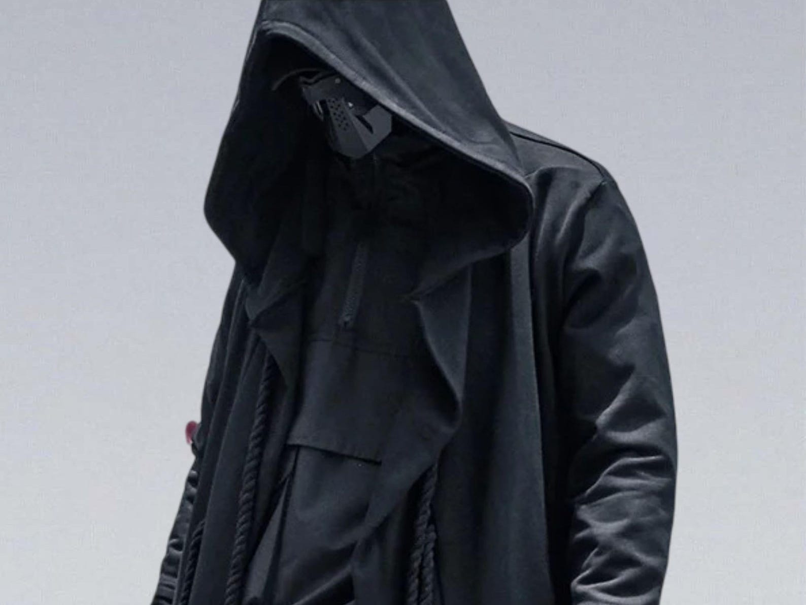 TECHWEAR GOTHIC CLOAK – Darkwear Trench Cape | Harajuku Sleeveless ...