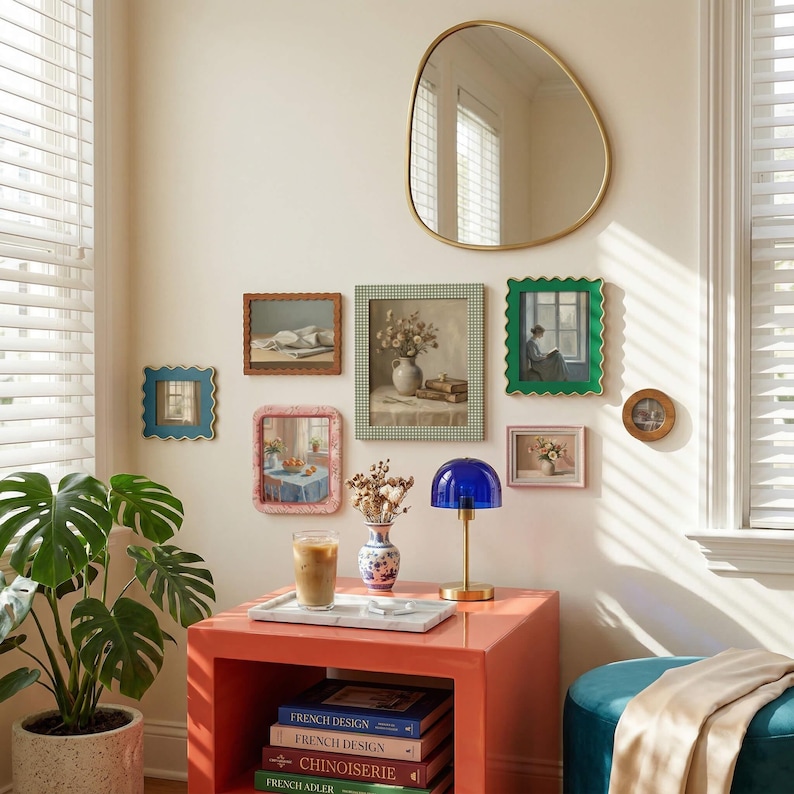 Eclectic Gallery Wall Picture Frame Set, Mix & Match Photo Frames for ...