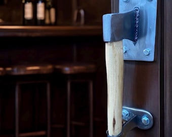Repurposed Door Handle Pull 'the Hatchet' Ax Axe Upcycled Tool - Etsy