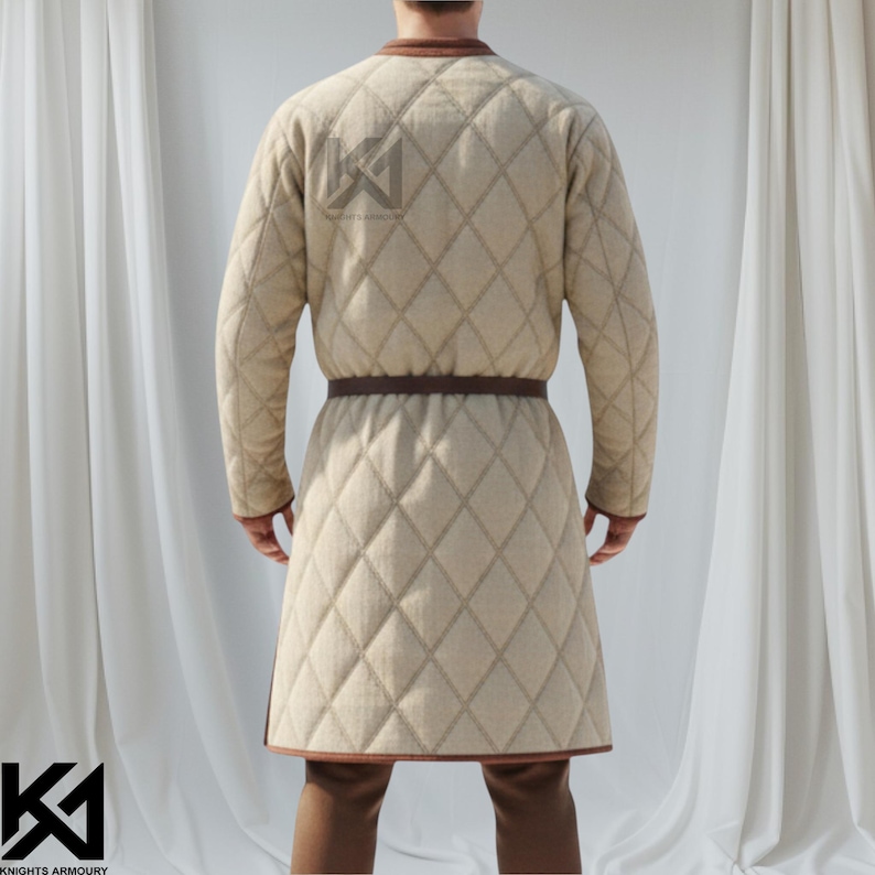 Knights Templar Gambeson: Mittelalterliches Kreuzritter Kostüm ...