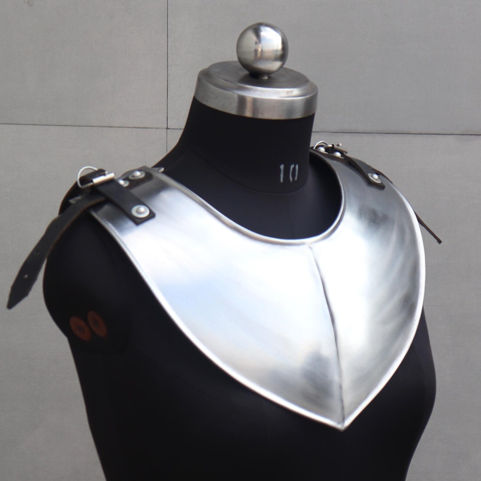 Knight Armor Set – Medieval Gorget and Pauldron, 18G Steel Neck ...