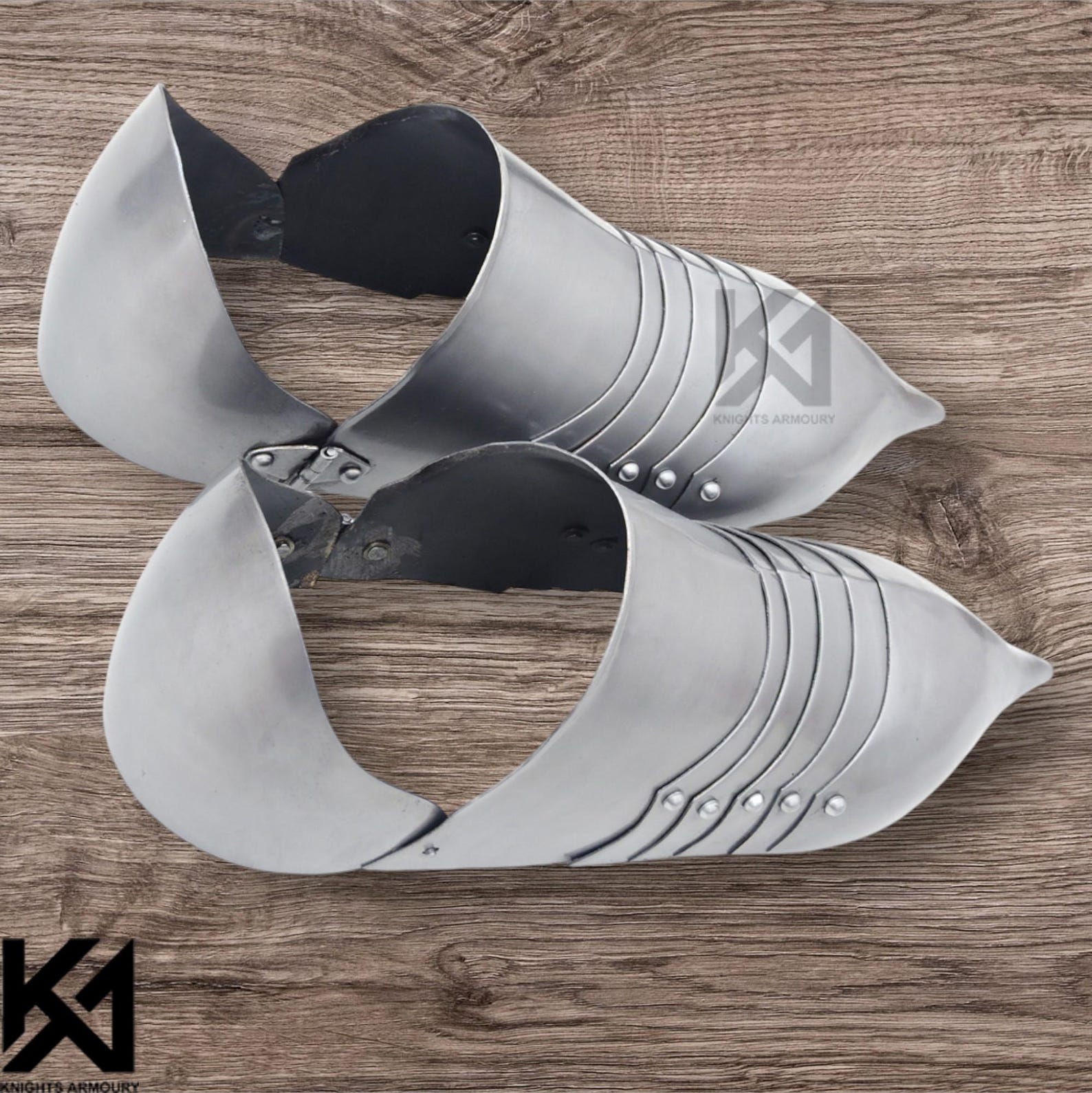 Medieval Knight Sabatons – 18 Gauge Steel Armor Shoes With Articulated ...