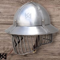 Norman / Lednica Helmet, Face Covered, Great for Reenactment, Viking ...