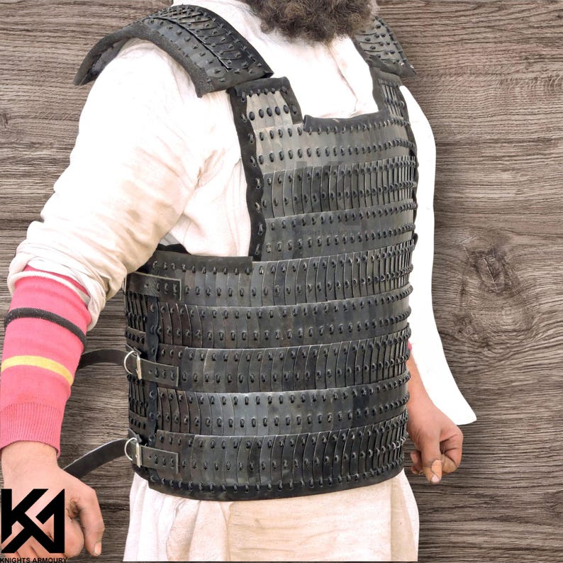 Viking Lamellar Armor – 20 Gauge Steel Scale Body Armor | Medieval ...