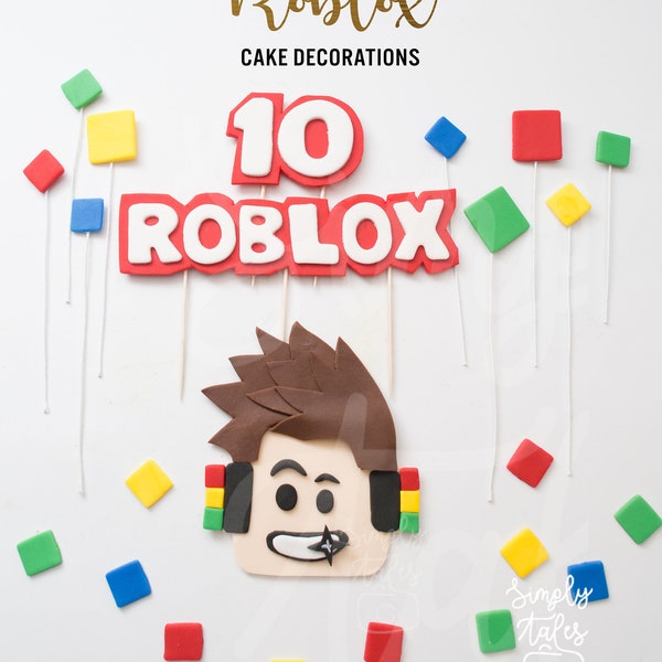 Roblox Cake Topper - Etsy