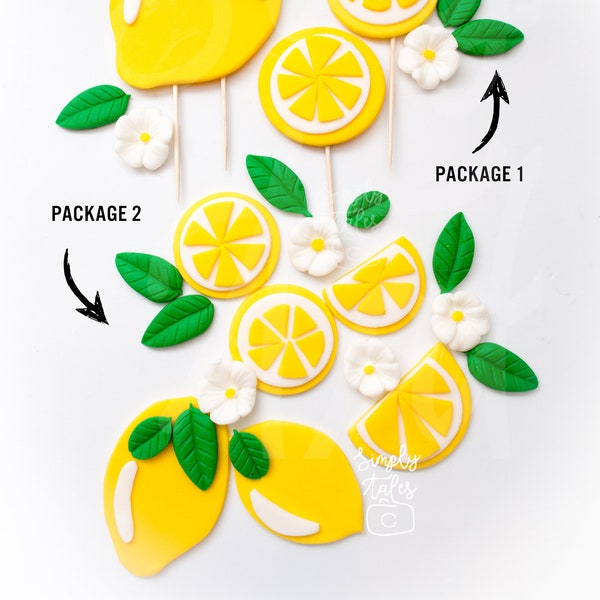 Lemon Cake Topper - Etsy