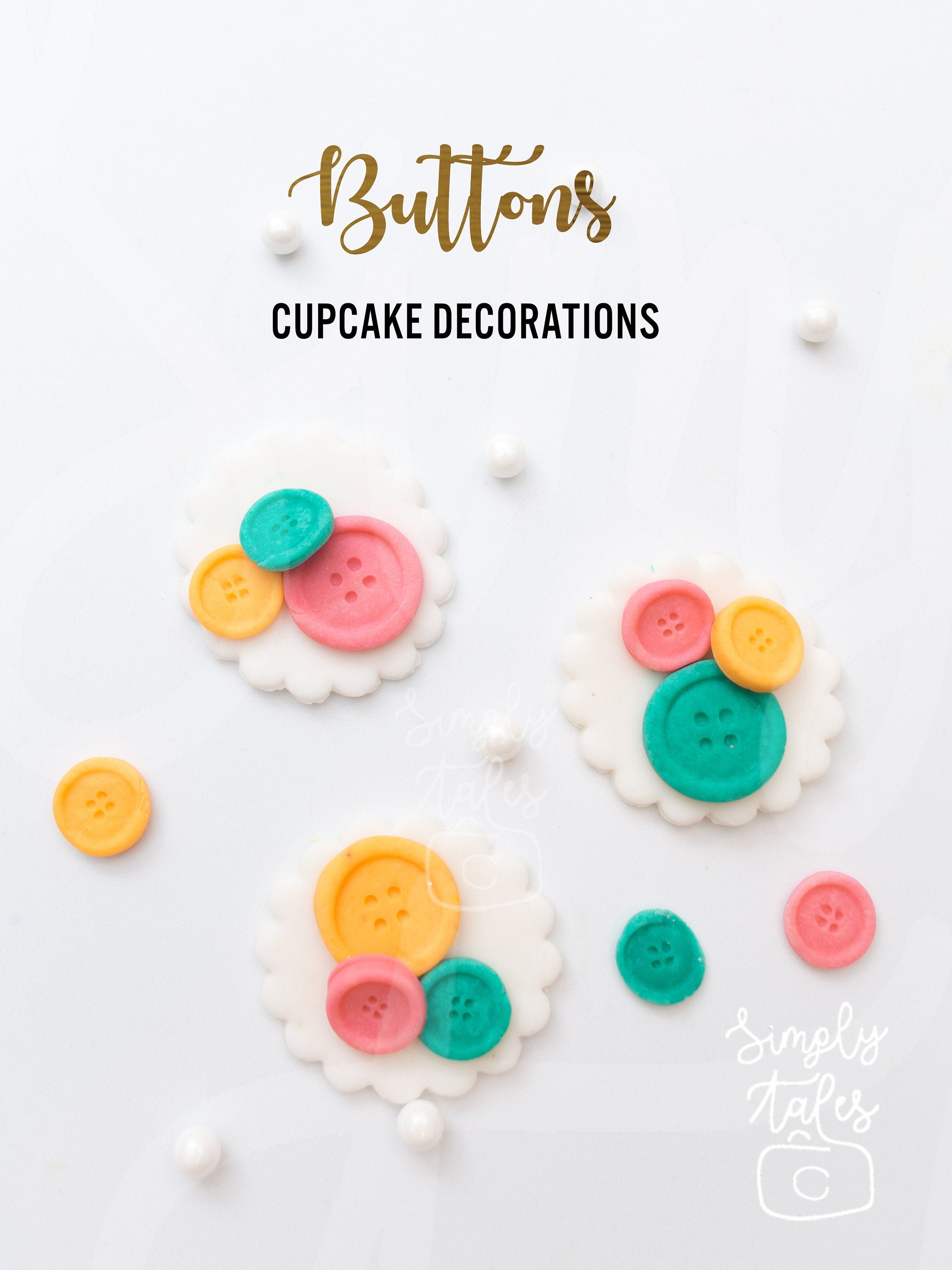 Paper & Party Supplies Fondant Cupcake Toppers Cupcake Cake Toppers ...