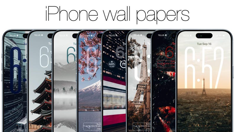 18 iPhone Wallpapers - High Resolution Abstract - Super Bundle - Etsy