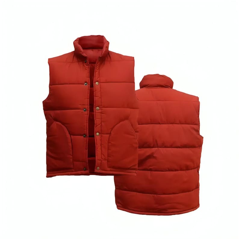 Marty Mcfly Puffer Jacket, Retro Cosplay Vest, Back to the Future Fan ...