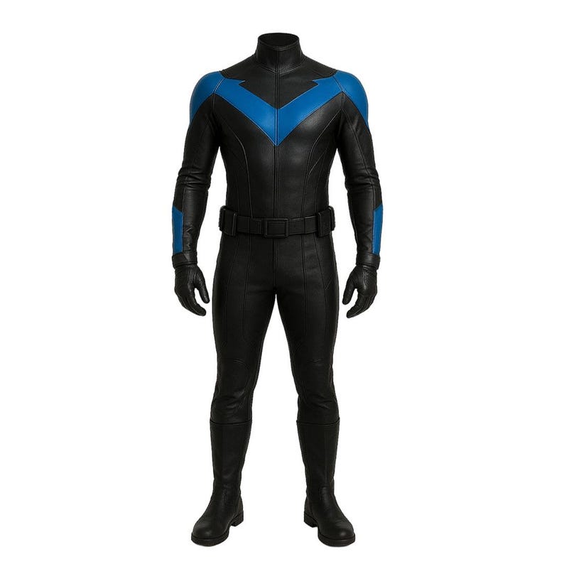 Men's Nightwing Cosplay Superhero Cosplay Suit | Vigilante Leather ...