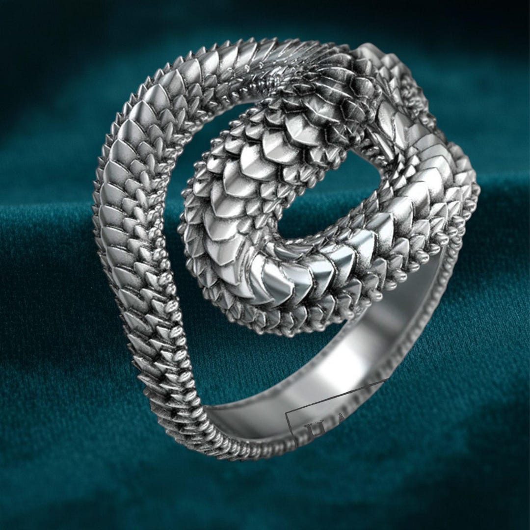 Moses Ring: Bronze Serpent Design - Handmade Gothic Jewelry - Etsy