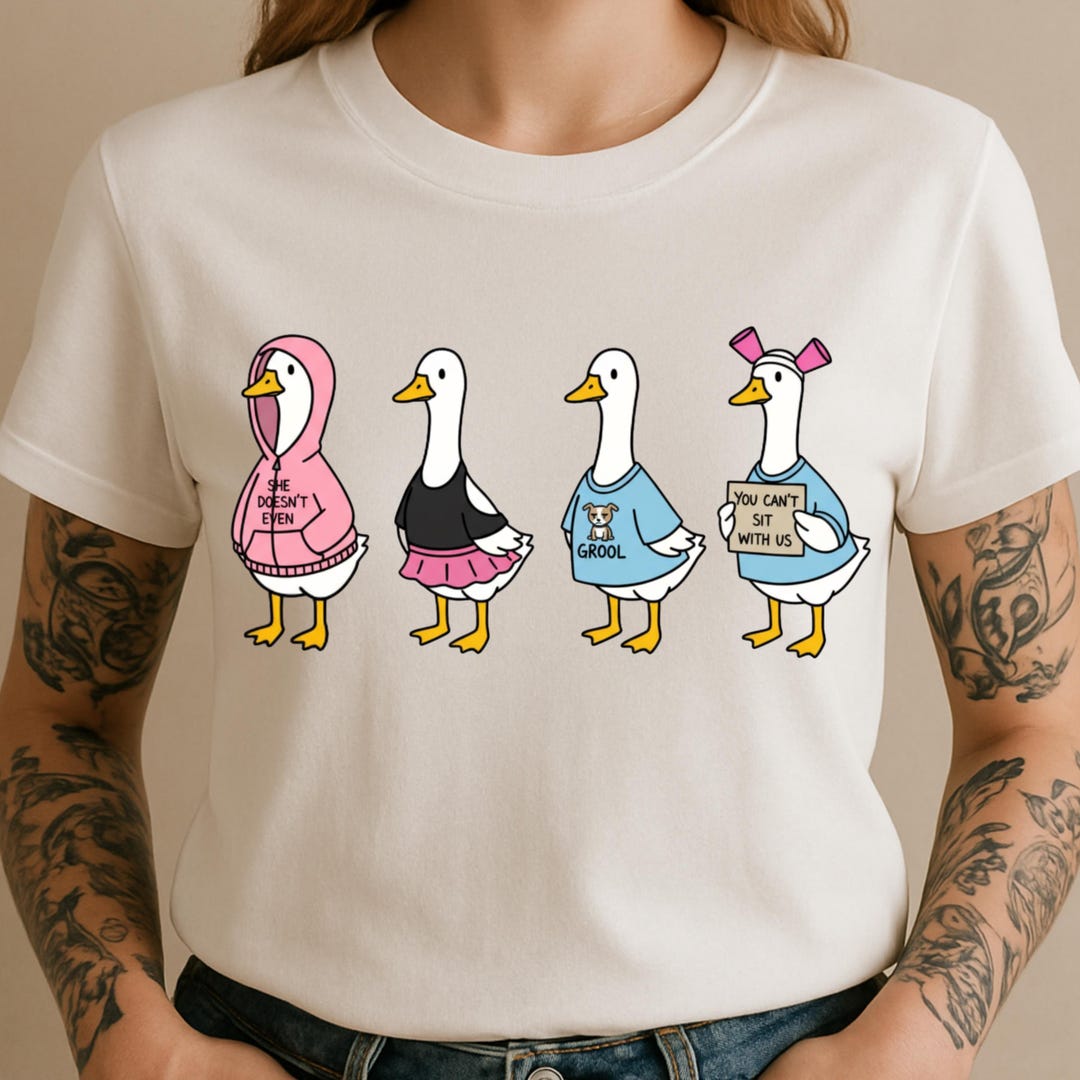 Mean Girls Goose PNG Funny Meme Digital Download Pop Culture Clipart ...